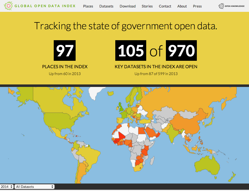 The Global Open Data Index 2014 is now live! - Open Knowledge Blog