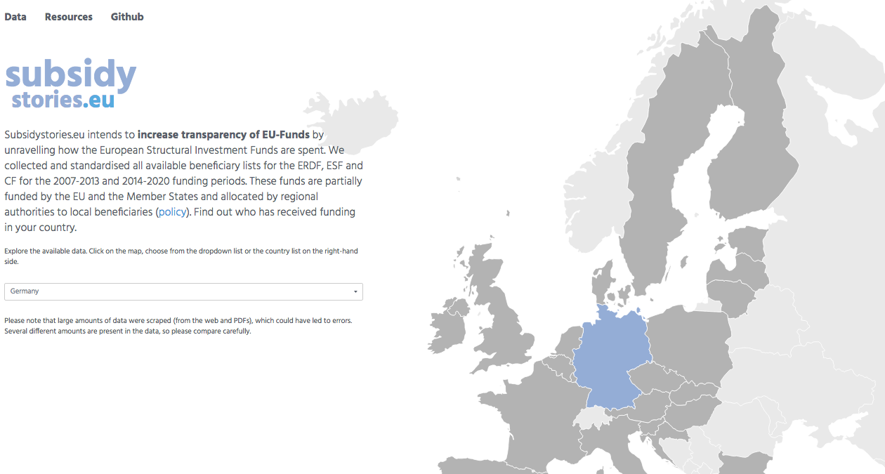 New site SubsidyStories.eu shows where nearly 300bn of EU subsidies go ...